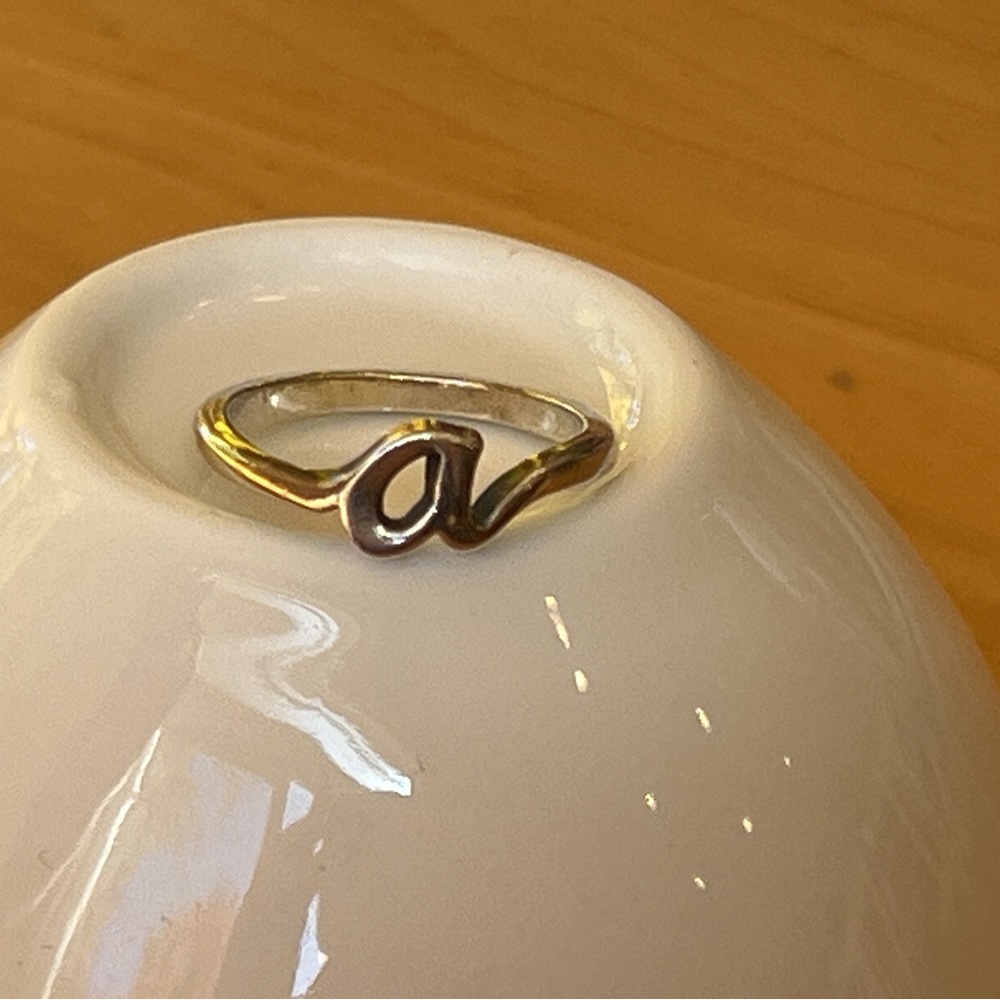 James Avery Initial Ring - ‘A’ Sz 7 - Gem